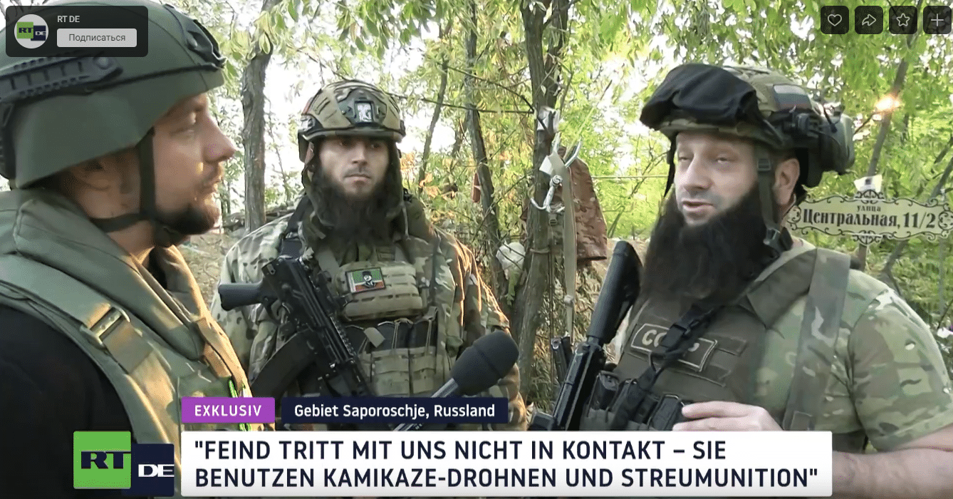 RT DE-Exklusiv: Bataillon "Achmat-Ost" an vorderster Frontlinie in ...