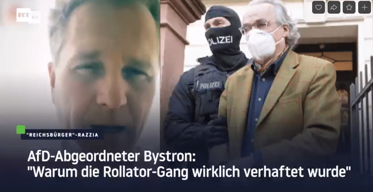 "Warum die Rollator-Gang wirklich verhaftet wurde" – Bystron über ...