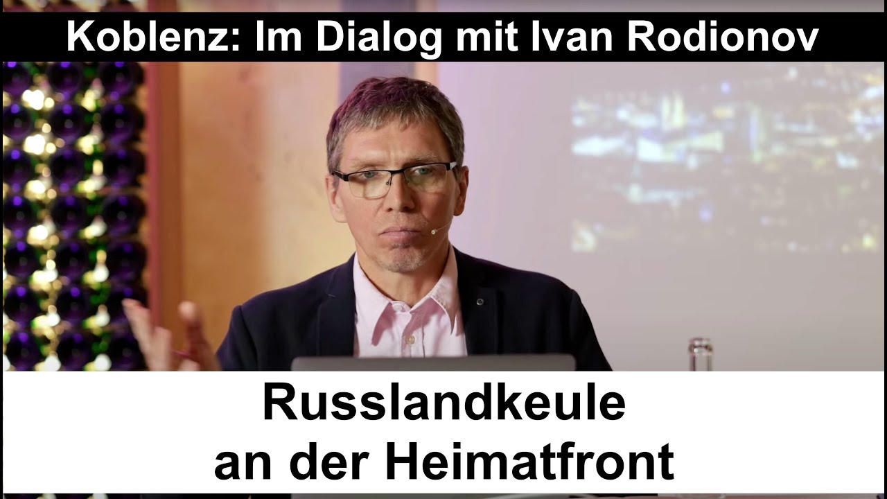 Ivan Rodionov: Es gibt in Deutschland keine funktionierenden Medien ...