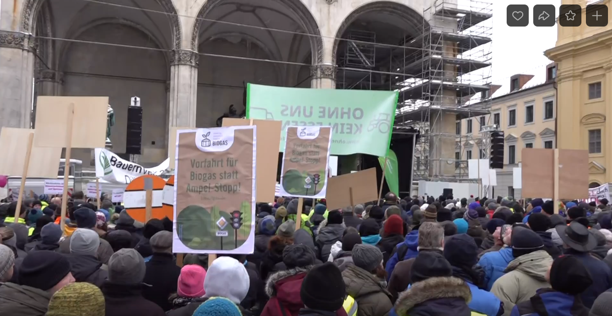 LIVE: Bauernprotest in München | auf loobloo.tv