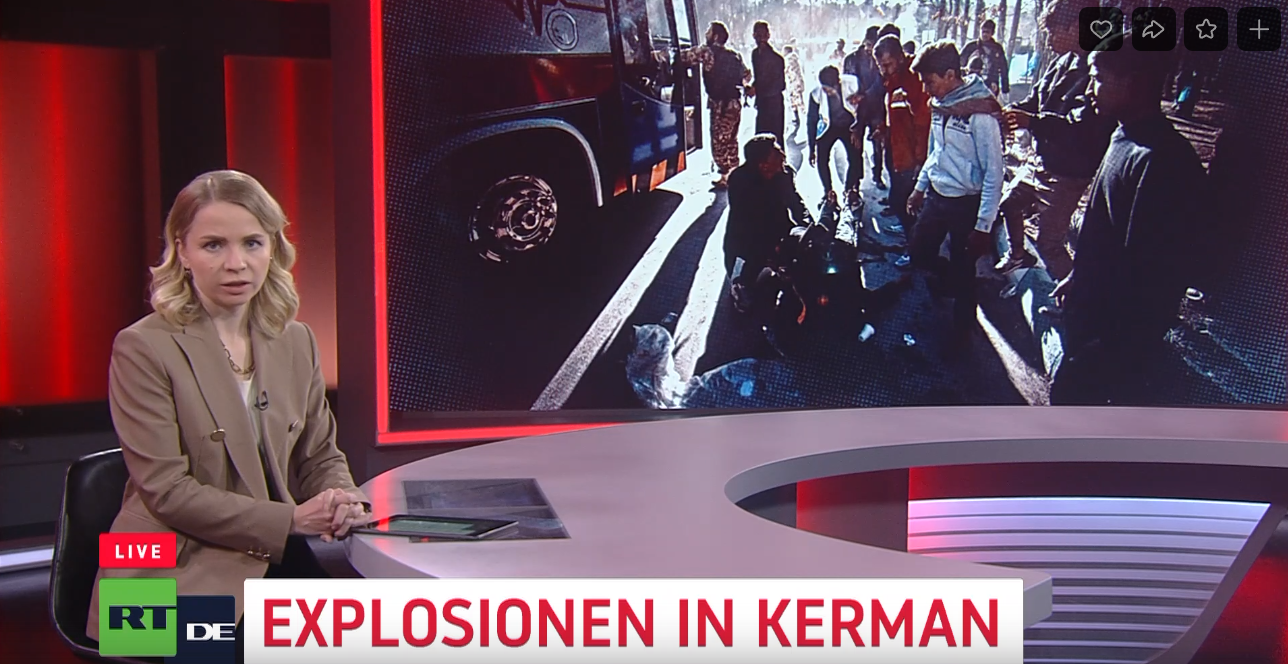 Explosion in Kerman – Mehr als 100 Menschen gestorben | auf loobloo.tv