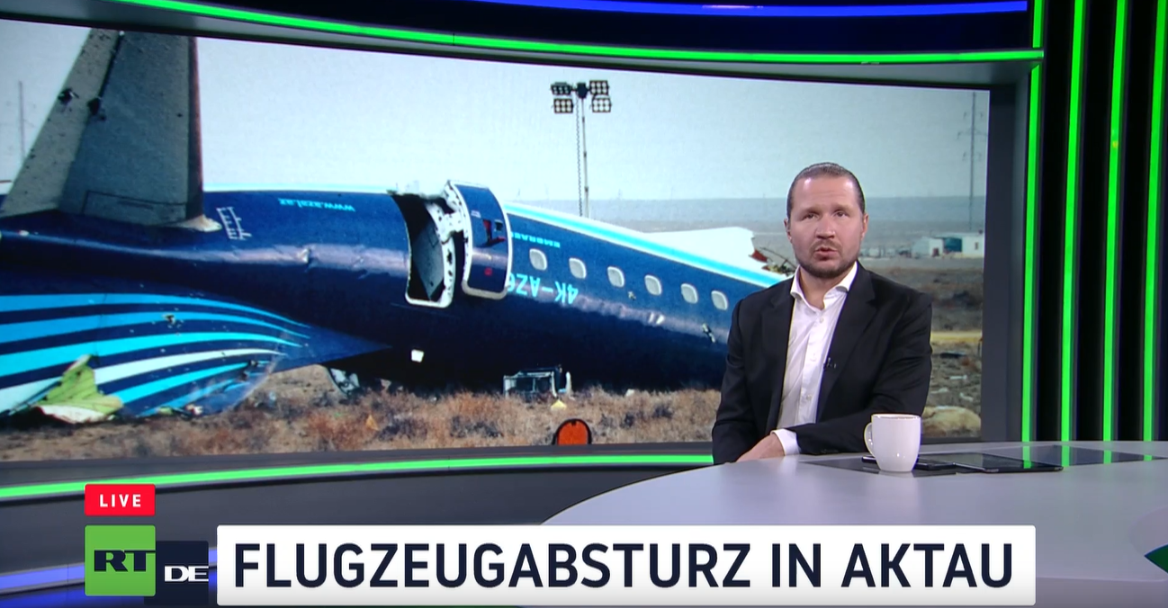 Zwischenbericht zum Flugzeugabsturz in Aktau – Externe Gegenstände im Wrack geborgen | auf ...