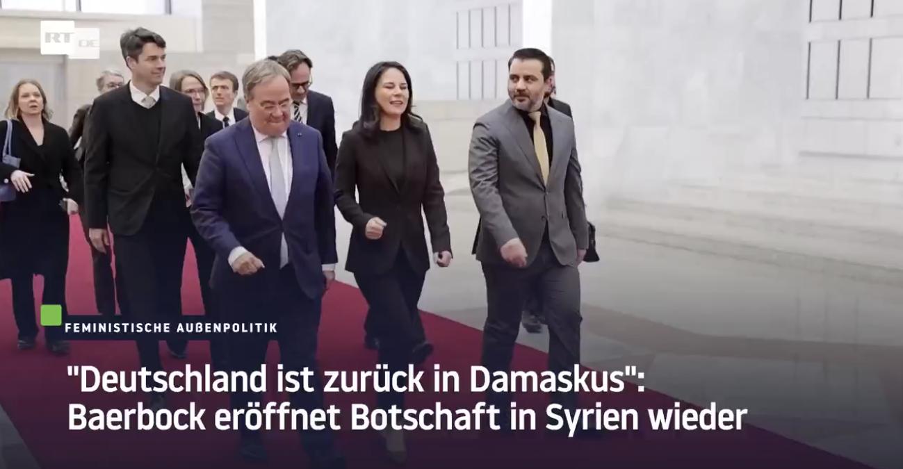 "Deutschland ist zurück in Damaskus": Baerbock eröffnet Botschaft in ...