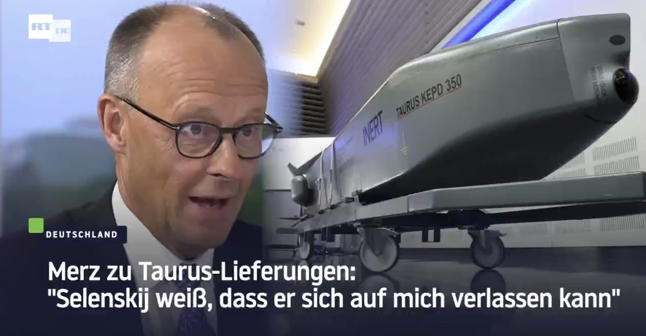 Merz zu Taurus-Lieferungen: "Selenskij weiß, dass er sich auf mich ...